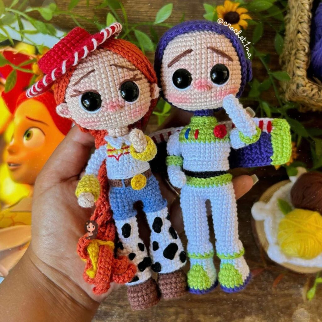 Jessie & Buzz • Pack digital (PDF) - Crochetina